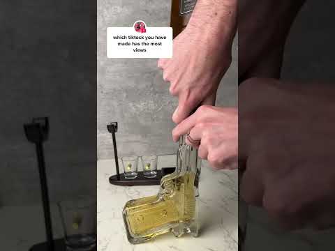 Answering questions from our fans #winedecanter #whiskeydecanter #decanter #wine #pistoldecanter