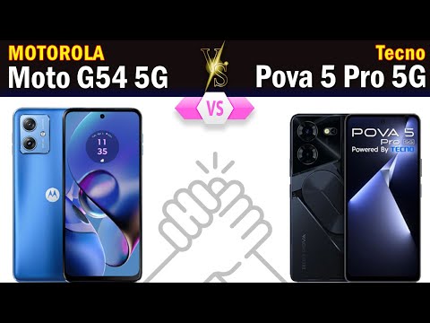 Moto G54 5G vs Tecno Pova 5 Pro 5G Full phone comparison