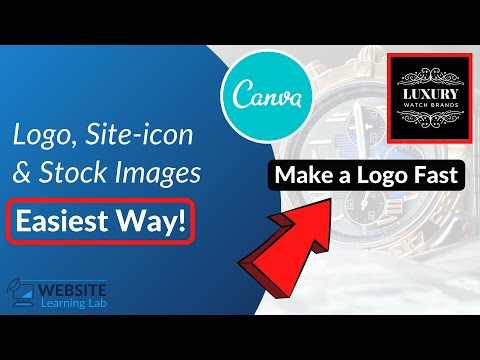 Easiest Way To Create a Logo, Favicon & HQ Stock Images With Canva