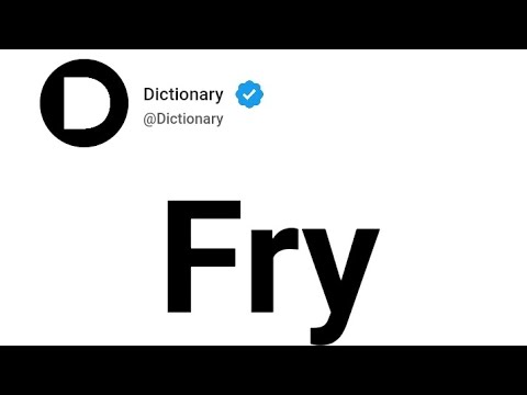 Fry Meaning In English