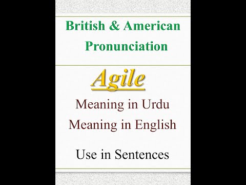 Agile meaning| English difficult words| #shorts