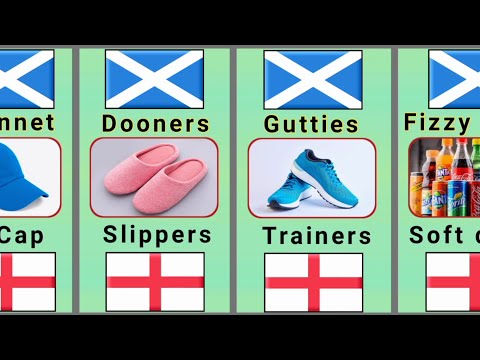 Scotland vs England English Words Differences