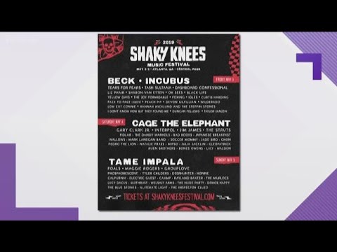 The Shaky Knees Music Festival lineup