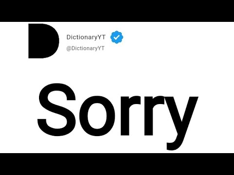 Sorry Meaning in English