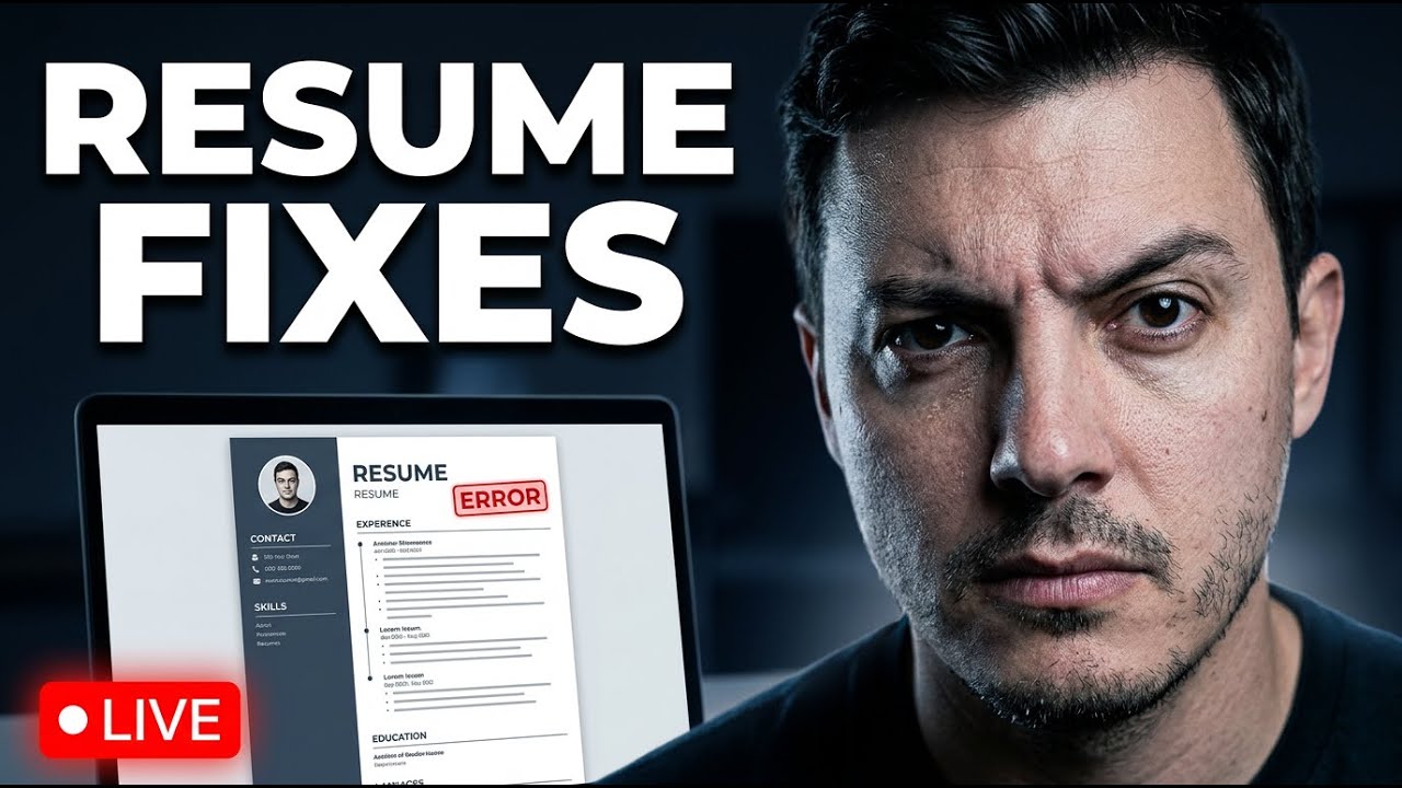 Cybersecurity Resume Review and Portfolio Breakdown Live