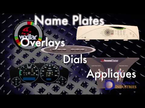 Commercial Screen Printing for Labels, Nameplates, Overlays, and Appliques