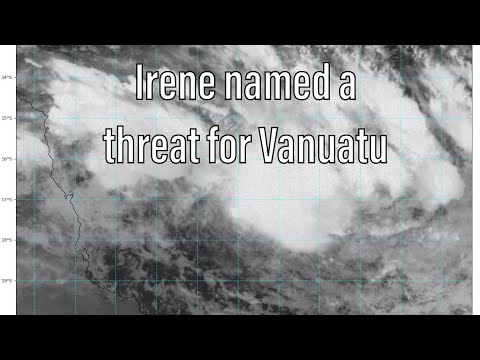 Tropical Cyclone Irene a threat for Vanuatu