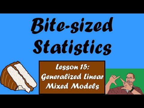 Bite-sized Statistics Lesson 15: Generalized Linear Mixed Models (GLMMs)