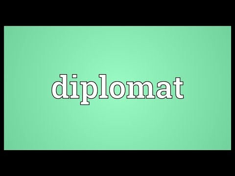 Diplomat Meaning