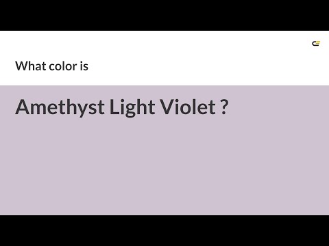 Amethyst Light Violet color #cfc2d1 hex color - Violet color - Cool color cfc2d1