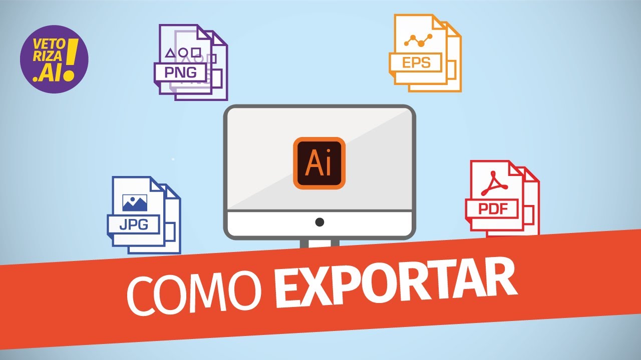 Como EXPORTAR ARQUIVOS no Illustrator