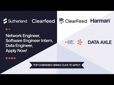 Exciting Job Openings: Network Engineer, Software Engineer Intern, Data Engineer & Team Lead! #jobs