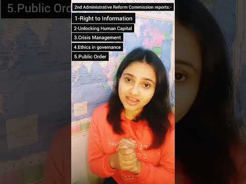 2nd arc report summary (part-1) @talking polity #shorts #upsc #psir #ugcnet