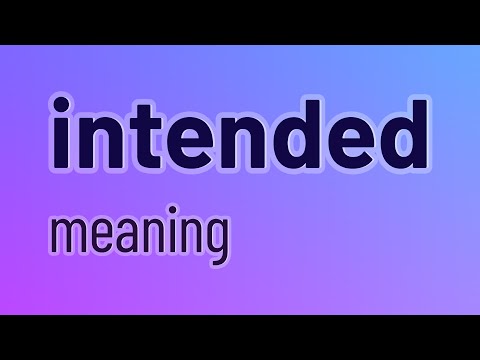 Intended - 38 English Vocabulary Flashcards