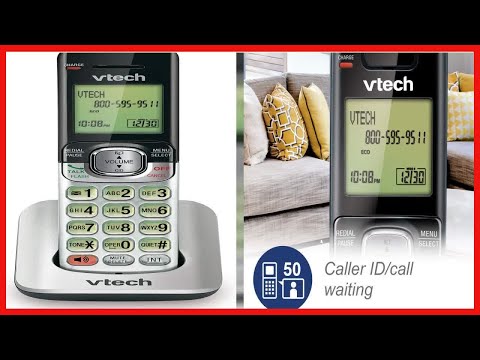 Great product - VTech CS6509 Accessory Cordless Handset, Silver/Black | Requires VTech CS6519 or CS