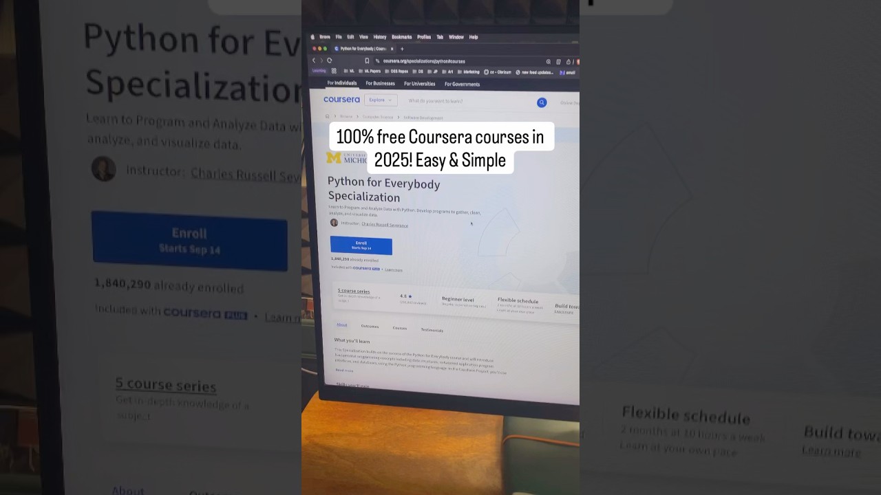 100% free Coursera courses this way in 2025 #india #coursera #career