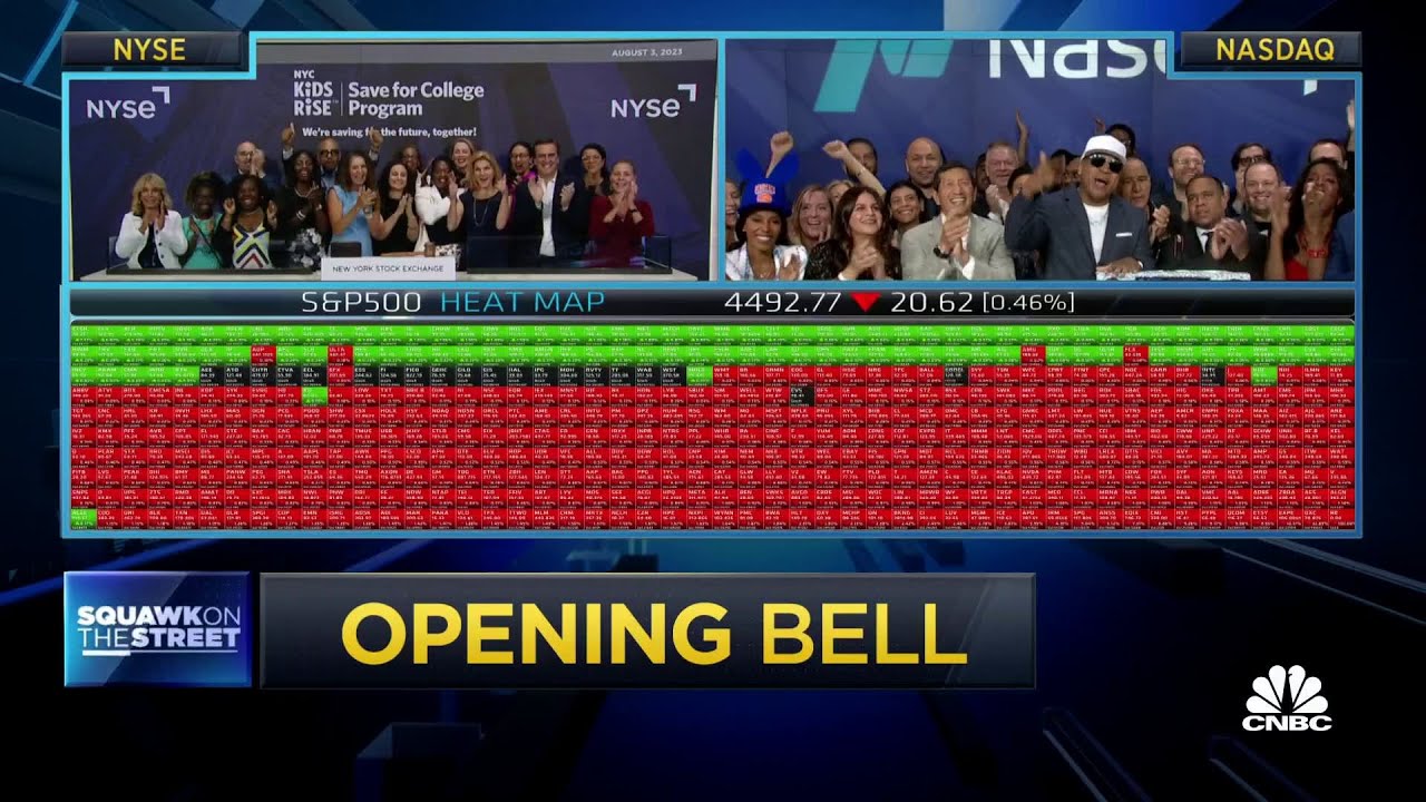 Opening Bell: August 3, 2023
