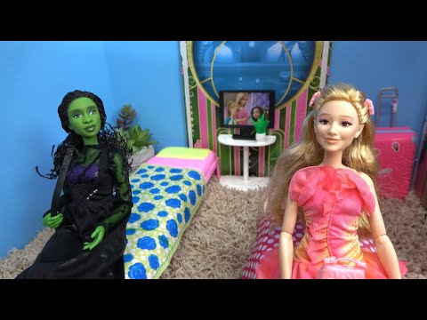 Barbie and Ken at Barbie Dream House Get Wicked Visit
