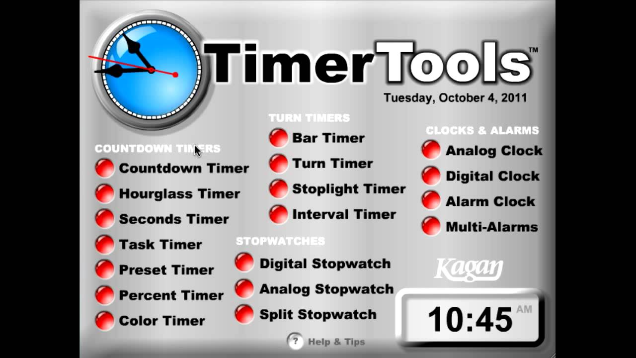 TimerTools Demo: Overview