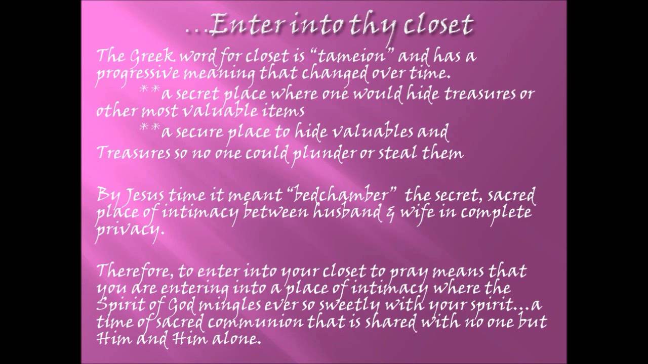 The Perfect Pattern of Prayer....the Lord's Prayer