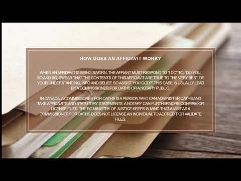 HOW DO AFFIDAVITS DIFFER FROM STATUTORY DECLARATIONS ?