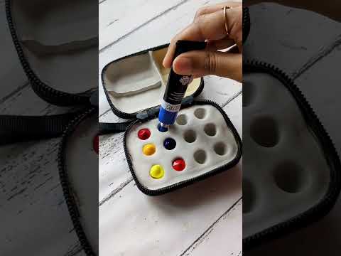 part 2 ... handmade watercolor palette box . best for travel purpose