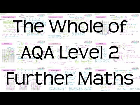 The Whole of AQA Level 2 Further Maths | Revision for GCSE