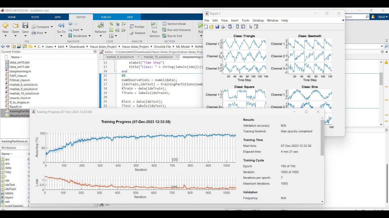 Sequence Classification Using Deep Learning using MATLAB | MATLAB Solutions#deeplearning