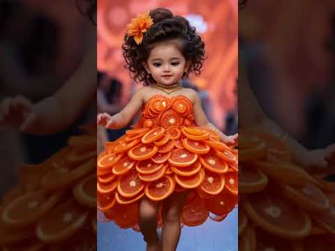 Adorable Kids Fashion Show: Stunning Fruit-Inspired Dresses on the Runway!