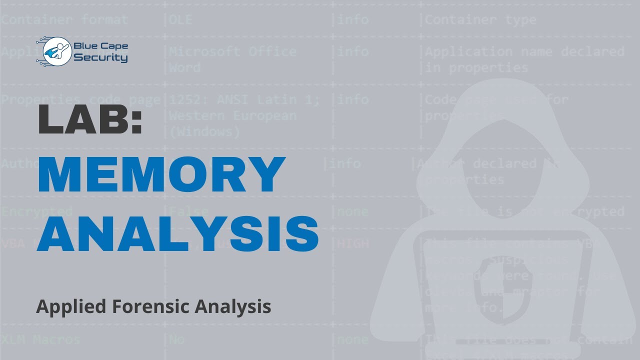 Lab 6.2 Memory Analysis – Applied Forensic Analysis