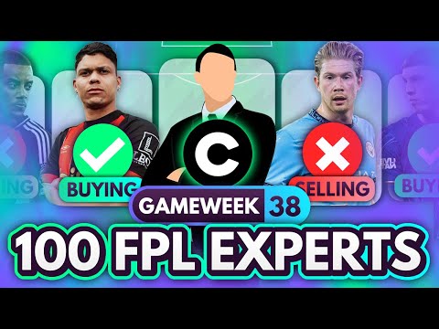 FPL GW38 EXPERT Transfer Trends & Best Captain! đ§ 100 Experts Reveal Gameweek 38 Team Plans