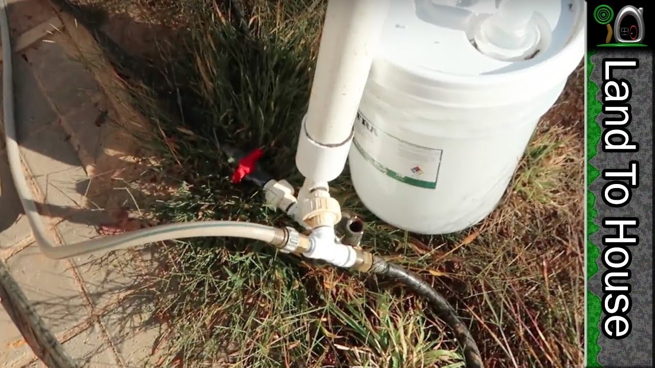 One Ram Pump Two delivery Pipes
