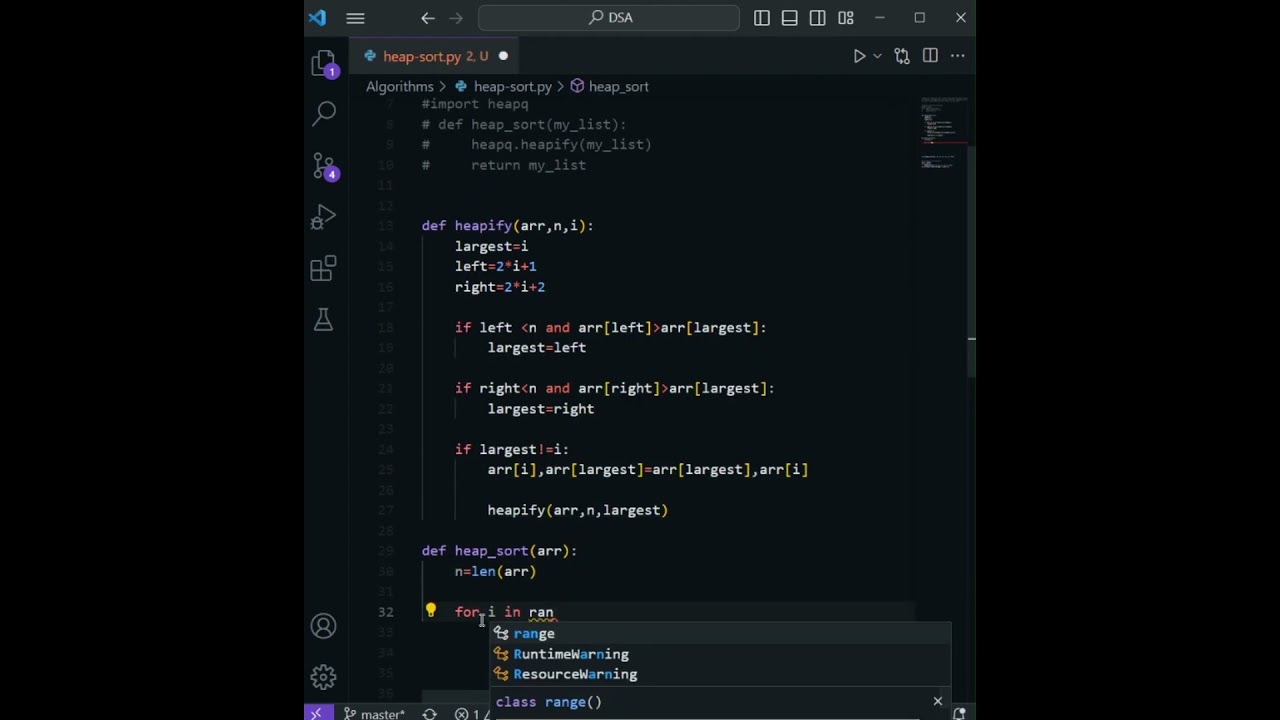 Heap Sort with Python