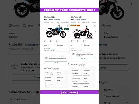 Bajaj Pulsar N 125 Vs Bajaj Pulsar Ns 125 Full Comparison Review