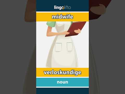 🇬🇧🇳🇱 midwife - verloskundige : learn English : laten we Engels leren : vocabulary builder