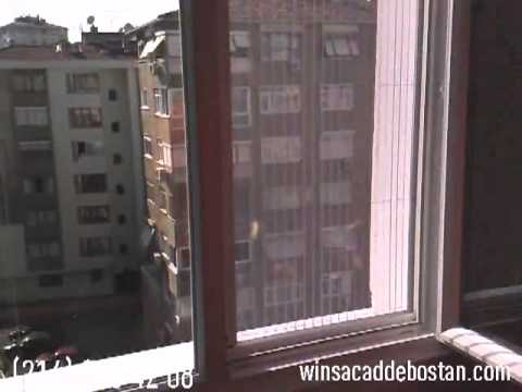Plise (pileli, katlanır) sineklik (Winsa Üretici Bayi)