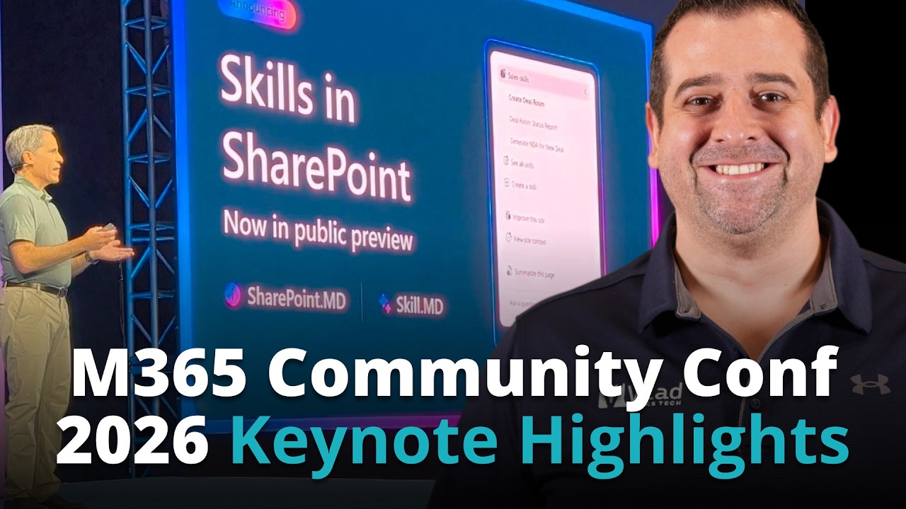 M365 Community Conference 2026 Highlights | SharePoint Skills, Agent 365 & Copilot