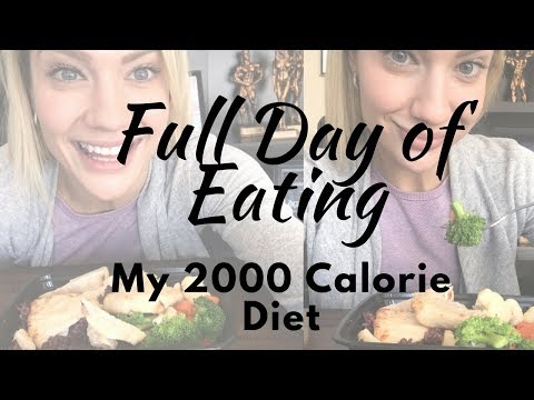 MY 2000 CALORIE DIET: FULL DAY OF EATING + MACROS