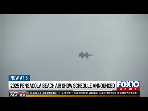 Full schedule announced for Pensacola Beach Air Show with Blue Angels