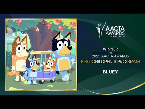 Bluey wins the AACTA Award for Best Children's Program
