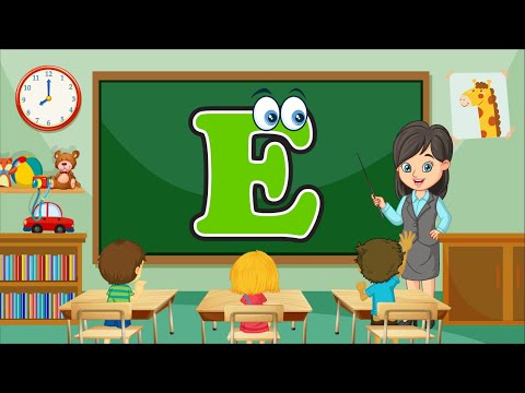 Words That Start with E | 9 Words That Start with Letter E for Toddlers | Kids Learning Videos