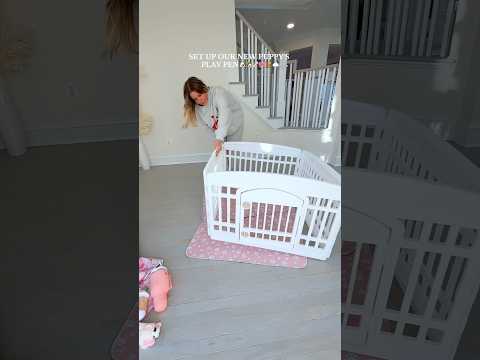 our new puppy is here🥹🎀✨ #playpen