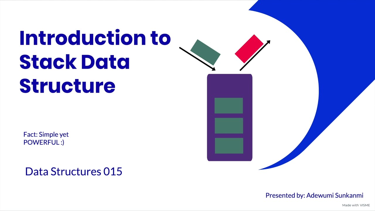The Stack Data Structure  - 1