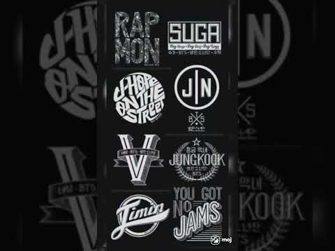 hay BTS army logo wallpaper with BTS ๐๐๐๐๐๐