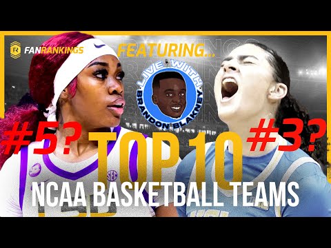 Ranking the Top 10 Best Women College Basketball Teams of the 2024-2025 Season with @brandonlee_tv