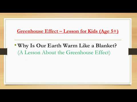 Biology: The Greenhouse Effect