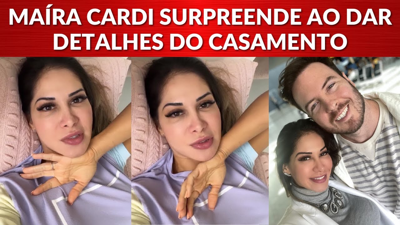 Maíra Cardi surpreende ao dar detalhes do casamento com Thiago Nigro