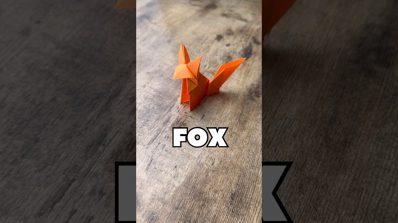 ORIGAMI FOX FOR BEGINNERS EASY ORIGAMI WORLD TUTORIAL | HOW TO FOLD ORIGAMI FOX EASY