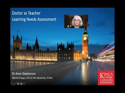 Learning Needs Assessment | Anne Stephenson