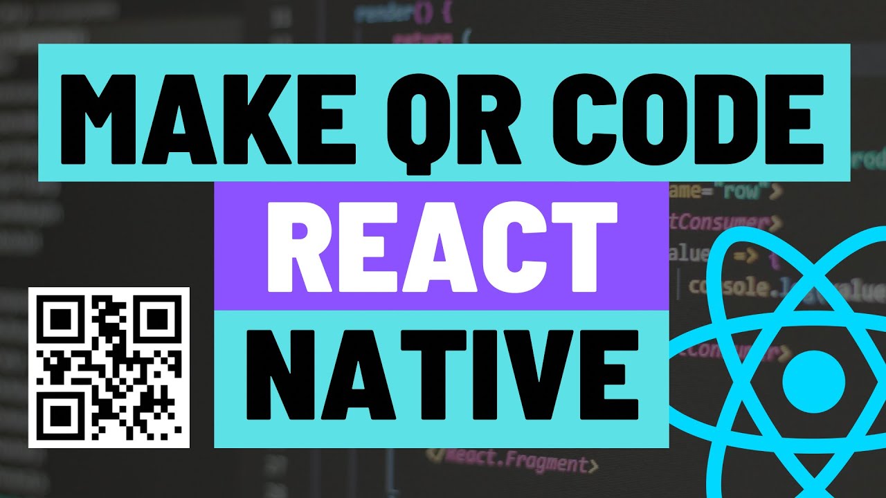 Generate QR Code in Expo React Native App
